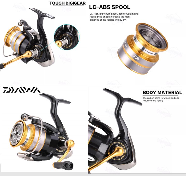 Daiwa Crossfire LT 2022 1000 / 2500 / 3000 / 4000 / 5000 / 6000 4BS (ASIA) SPINNING Fishing Reel ...