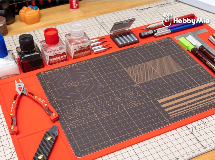[HobbyMio] Work Desk Mat - Multi Purpose Worktop Organiser Silicone Pad ...