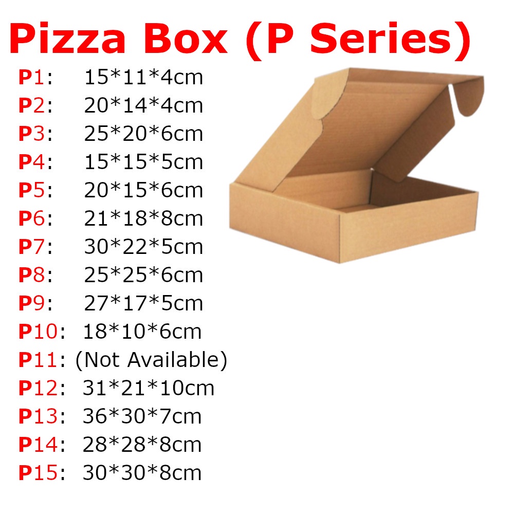 Super Offer Quality Kotak / Pizza Box / Normal Carton Box | Shopee Malaysia