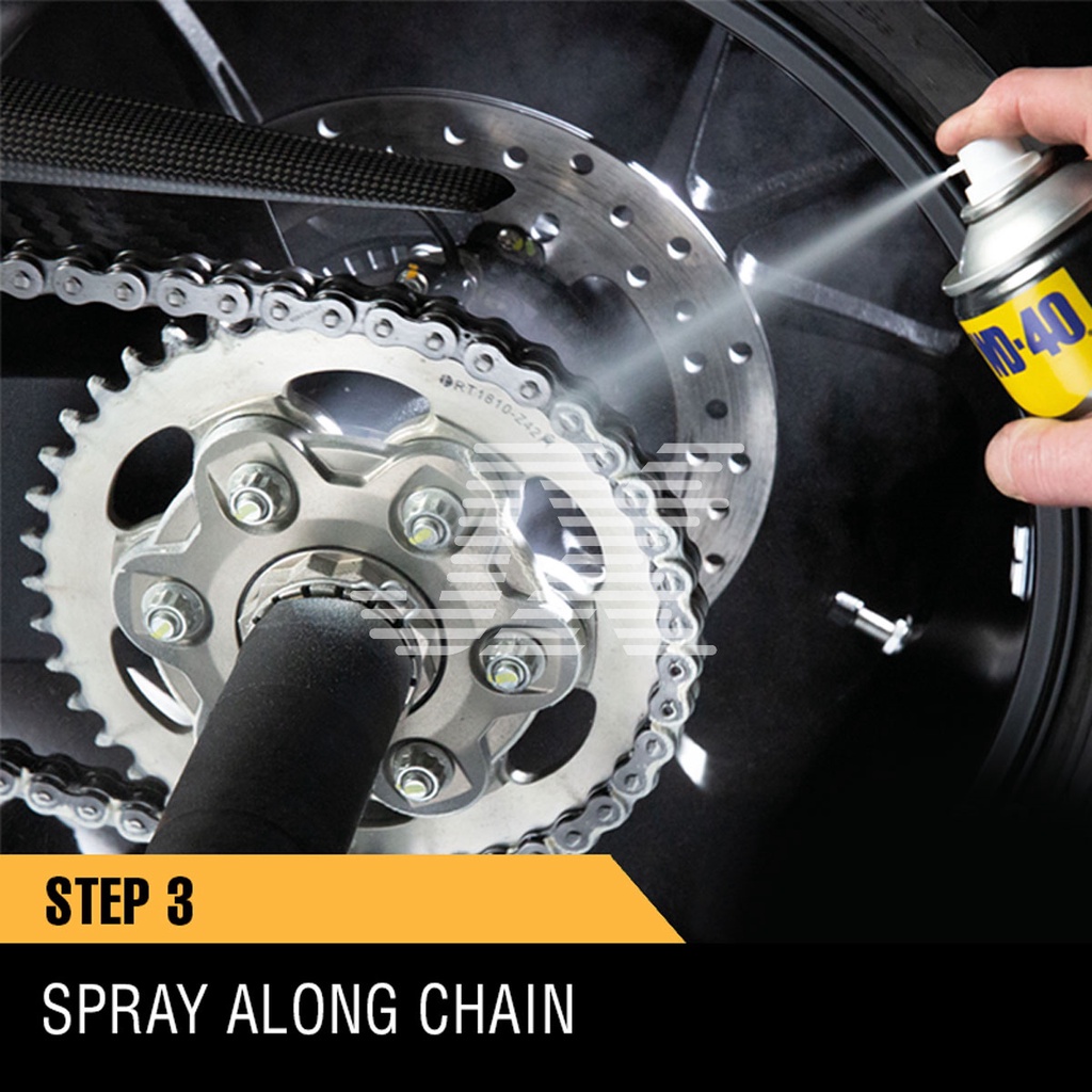 WD-40 Specialist Automotive Chain Lube Spray 360ml WD40 Anti Fling ...