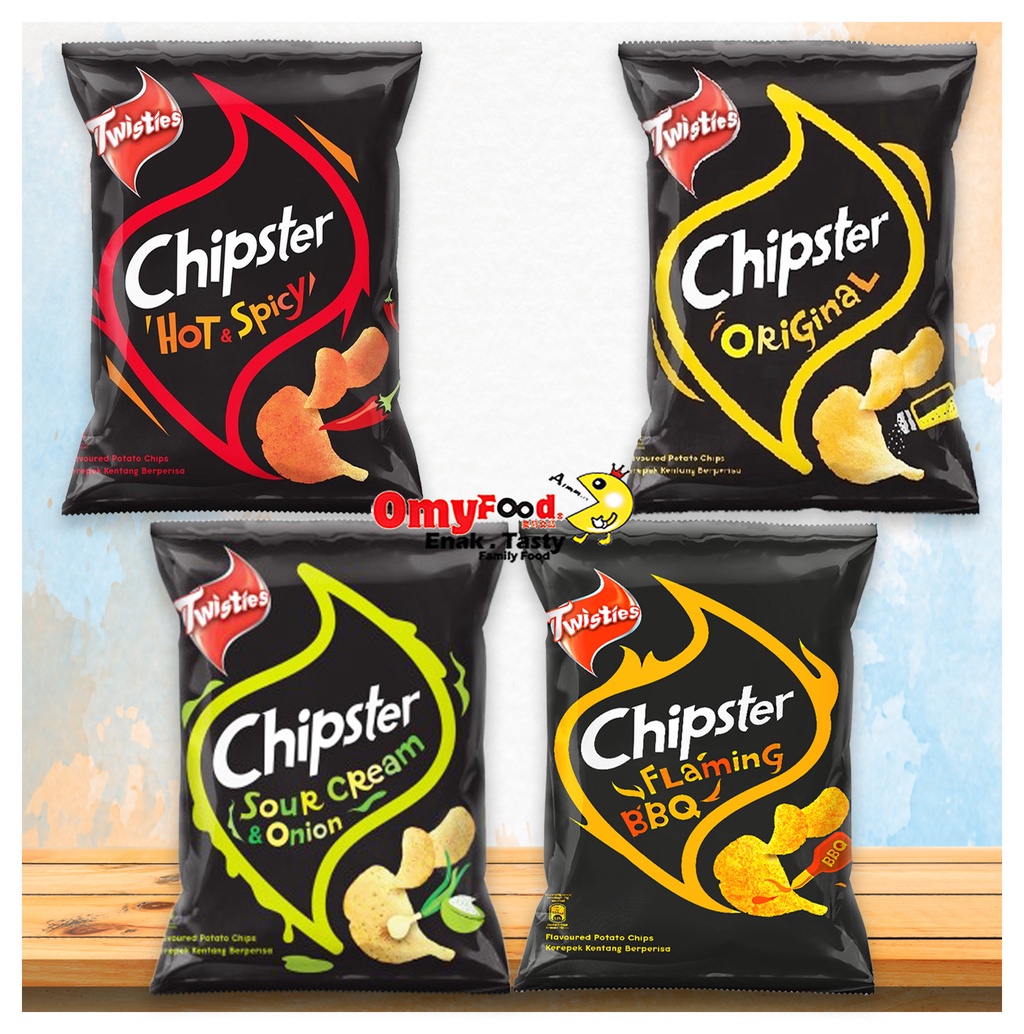 60g Twisties Chipster Potato Chips [Original/Sour Cream &Onion/Hot ...