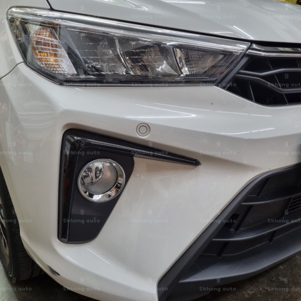 perodua bezza 2020-2024 new facelift front fog lamp ring cover garnish ...