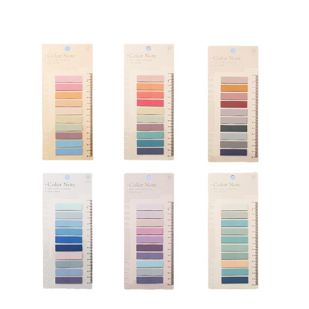 200 Sheets/pack Colorful Sticky Notes Memo Pad Label Note Bookmarks ...