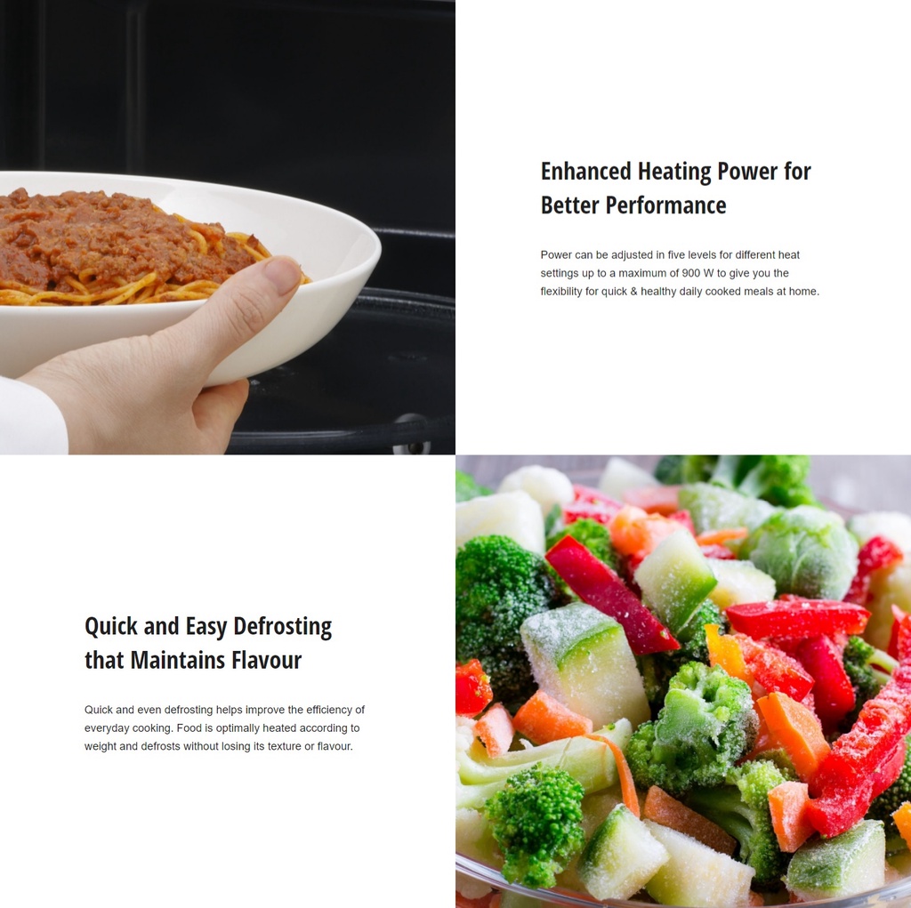 Panasonic 25L Solo Microwave Oven | NN-SM33NBMPQ NN-SM33NB NN-SM33HMMPQ ...