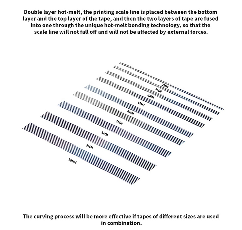 DSPIAE CG SERIES SCRIBING TAPE CARVING GUIDE/PANEL LINE GUIDE TAPE ...