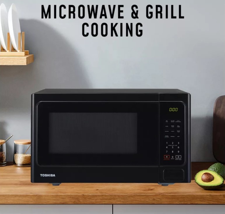 Toshiba 34L Deluxe Series Microwave Oven with Grill Function ER-SGS34(K ...