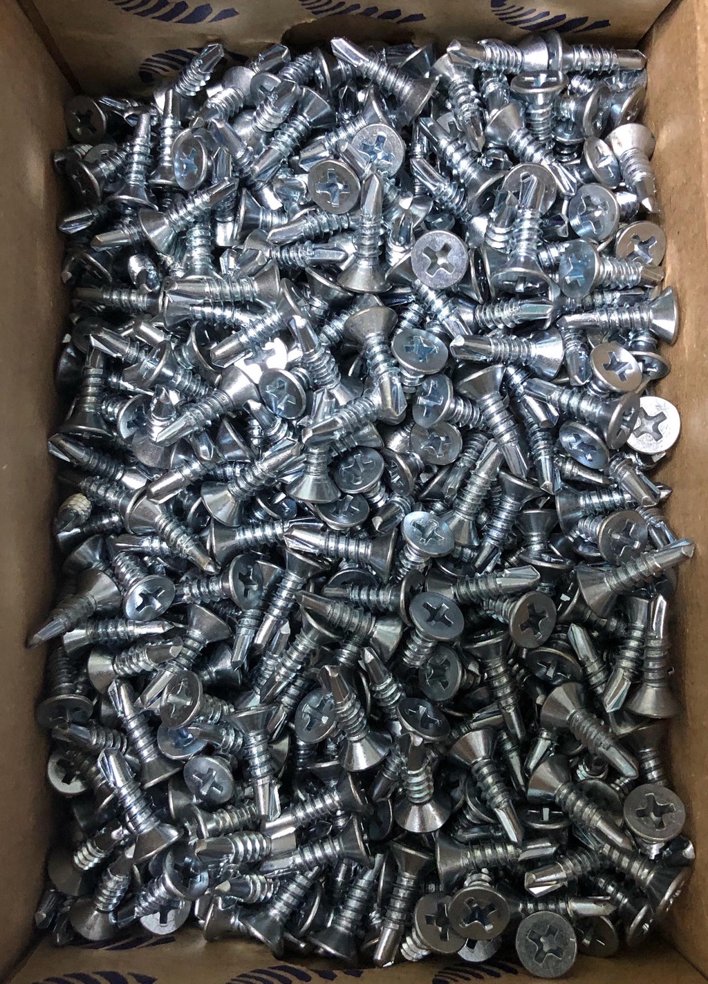 [1000 pcs / box] #8 x 1/2" CSK Self Drilling Screws Zinc Coated METAL SCREW / SKRU BESI 自钻圆头螺丝 ...
