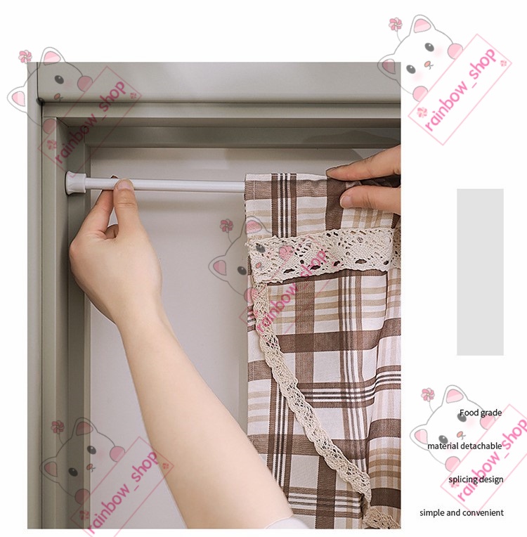 【Local Seller】【Ready Stock】60-110cm Adjustable Curtain Bar Door curtain ...