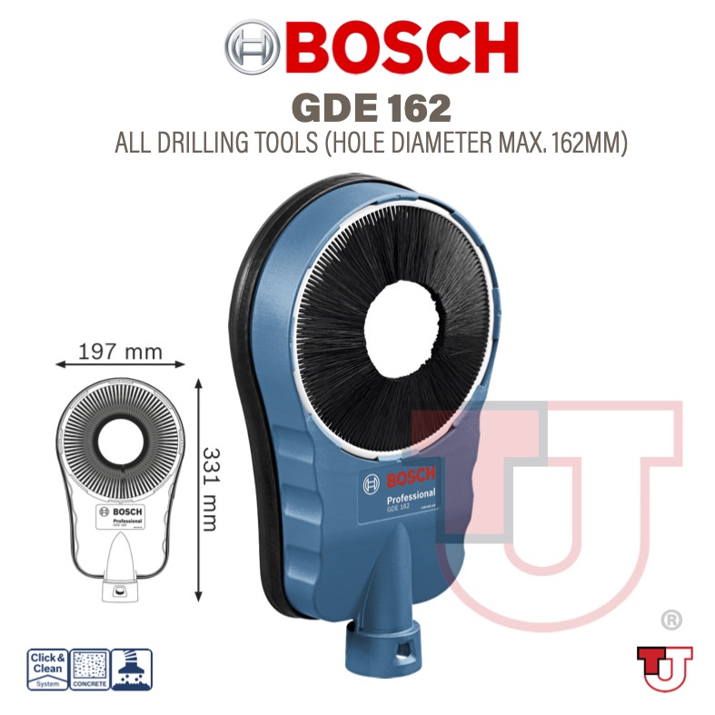 BOSCH GDE 162 DUST EXTRACTOR | Shopee Malaysia