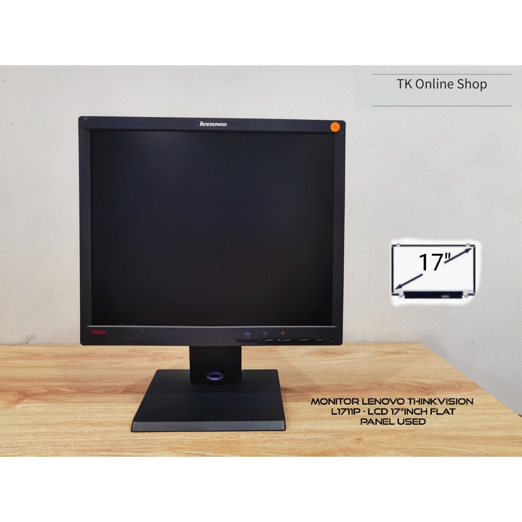 Monitor LENOVO ThinkVision L1711p - LCD 17"inch Resolution 1280 x ...