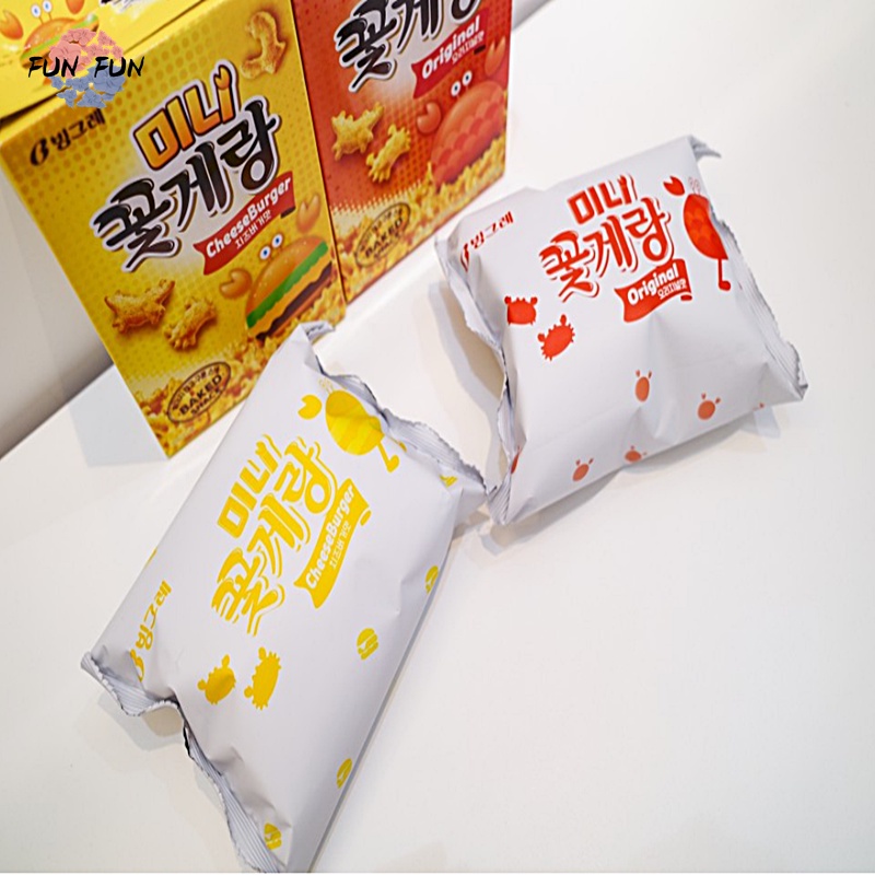 [Binggrae] mini Crab Chips 40g/Original flavor 40g/Cheeseburger flavor ...