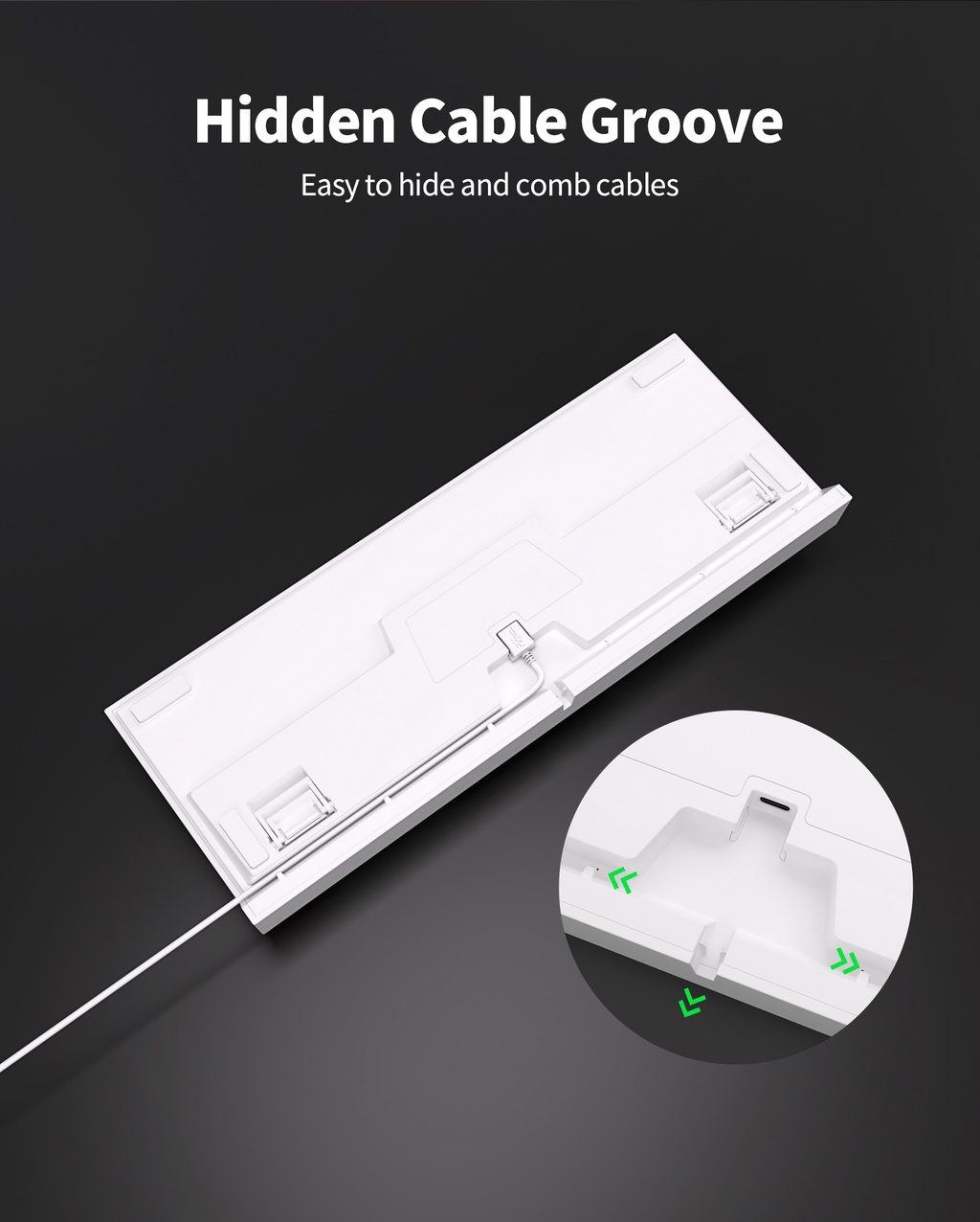 NEW Royal Kludge RK R87 87 Key Wired Professional Game Hotswap ...