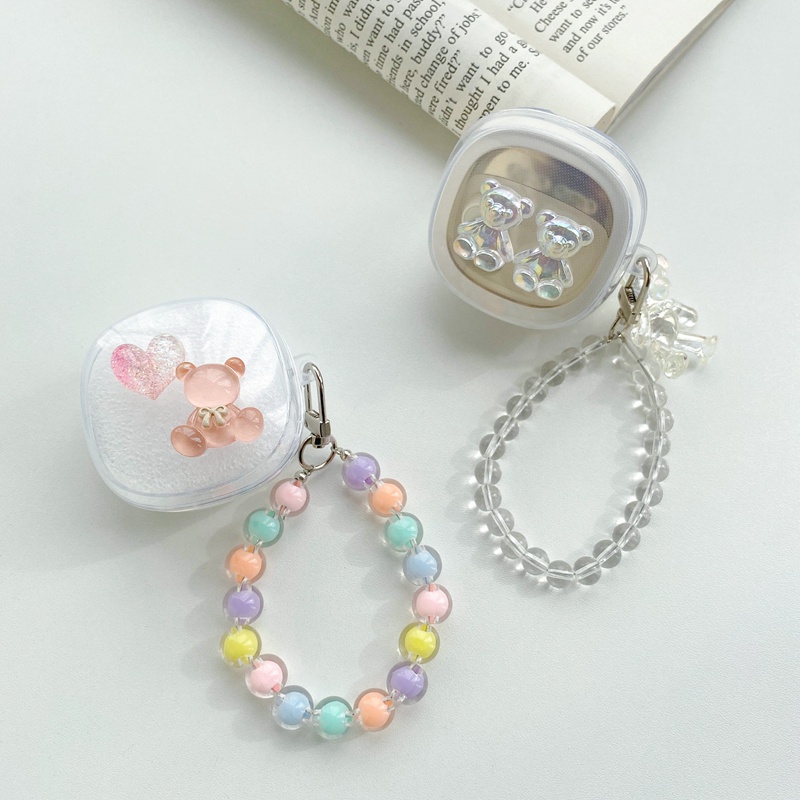 For Baseus Bowie WM02 plus / WM02+ TWS Cute Bear Protective Cover For ...