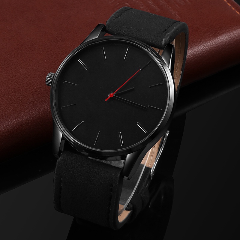 5PCS Men's watch set Fashion Business Quartz Large Dial Watches For ...