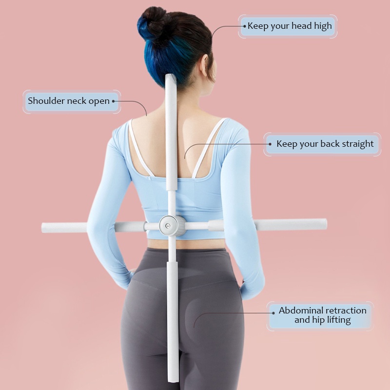 【M'sia Stock】Yoga Posture Corrector Stick Shape stick Open Shoulder and ...