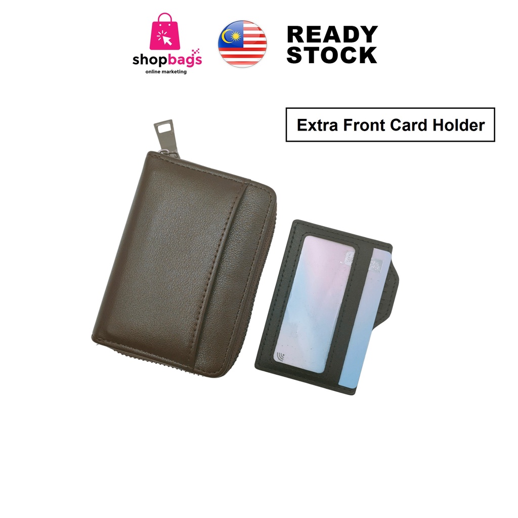 Beg Duit Pemegang Kad Berzip Zipper Card Holder With Front Pocket 2011A ...