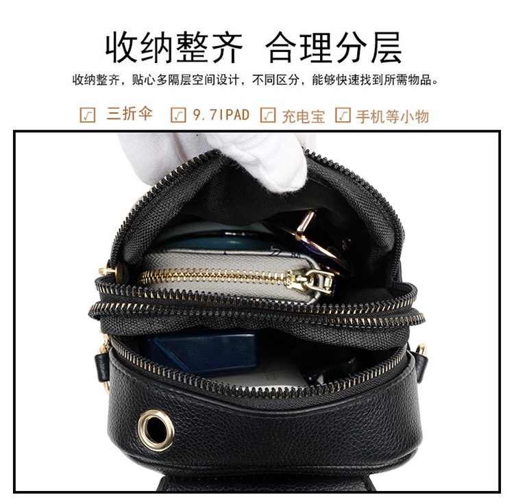 Crazy Bag Women's Mini Multifunctional Leather Shoulder Bag For ...