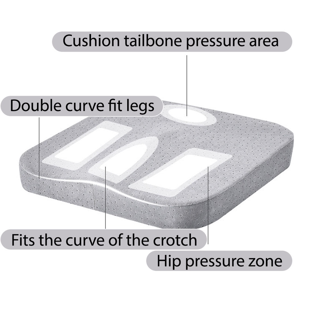 Chair Cushions for Office, Memory Foam Coccyx Cushion Pads for Tailbone ...