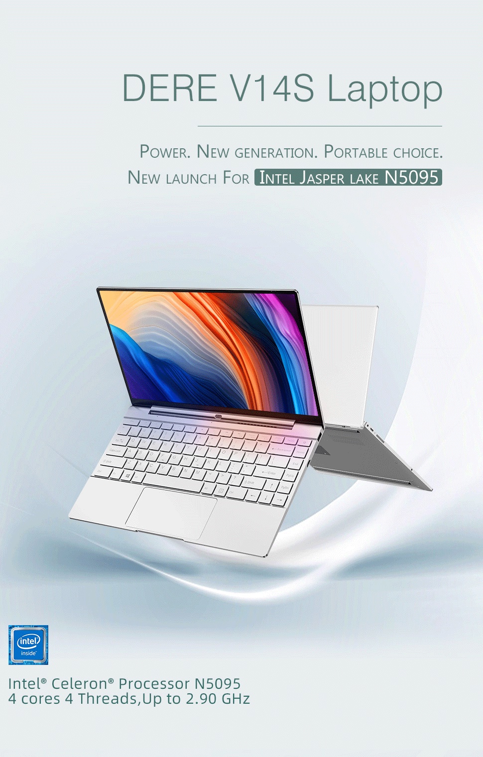DERE Laptop V14s | 16GB RAM+1TB SSD | Windows 11 | 14.1 Inch FHD Screen ...