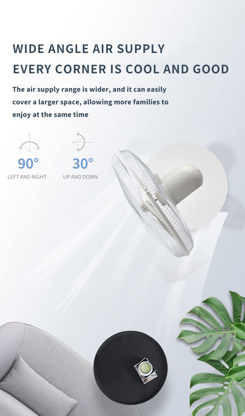 Kipas Solar Outdoor Solar Fan DC Fan Power Large Wind Portable Fan ...