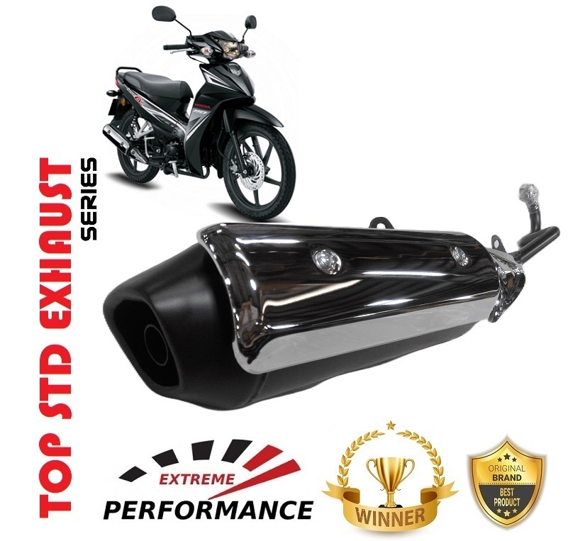 HONDA WAVE ALPHA V1 CX 110 STD EXHAUST EJM STANDARD MUFFLER ORI OEM ...