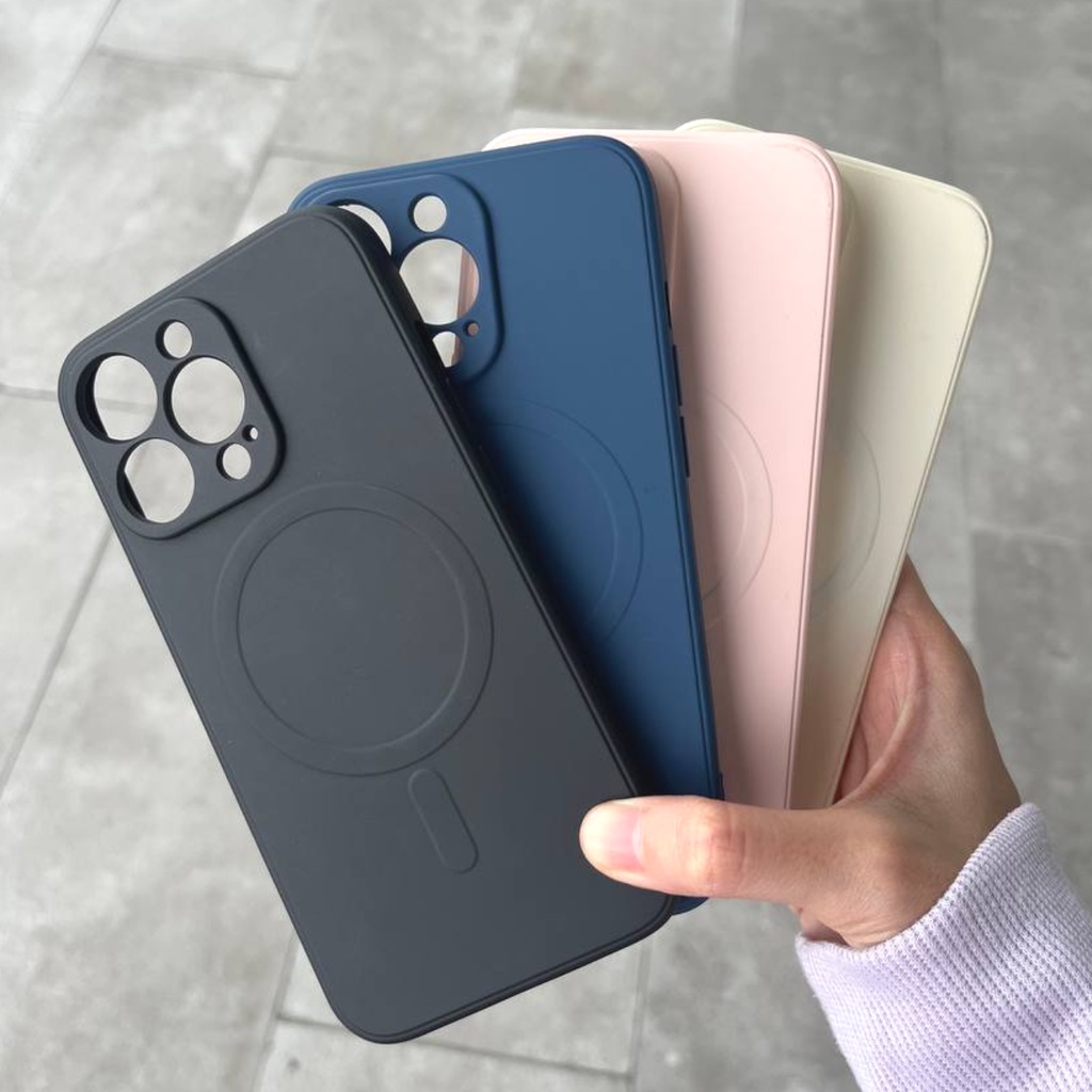 MojoSkins Protective Cover Liquid Silicone Thick Lens Magnetic Wireless ...