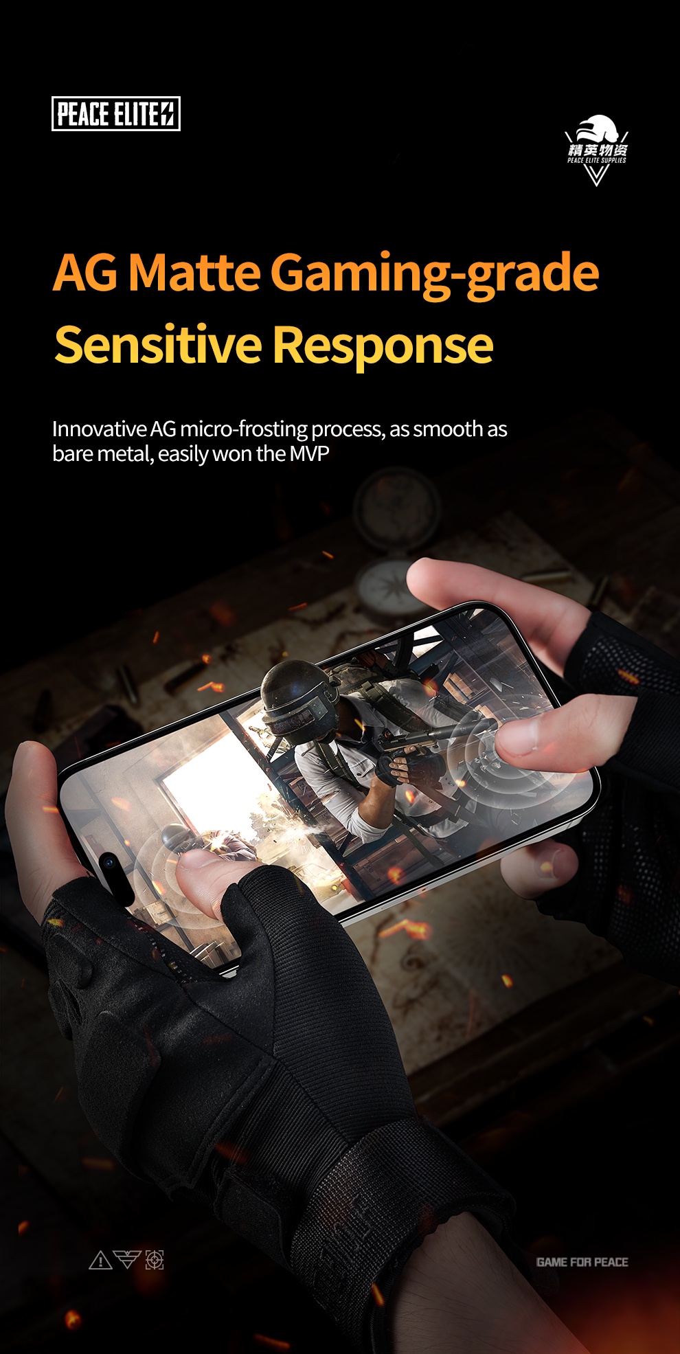 SmartDevil Game For Peace Co-branded Matte Tempered Glass/Screen ...