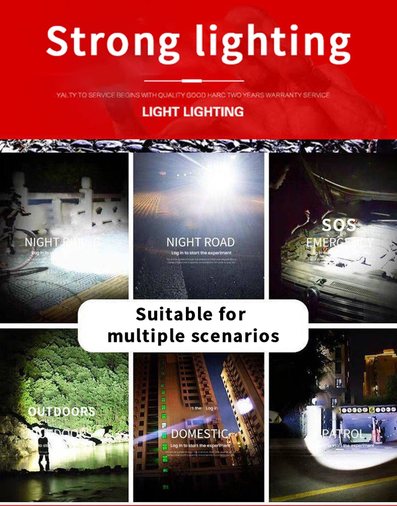 X-TIGER LED Flashlight USB Rechargeable Mini Portable Light Lamp Super ...