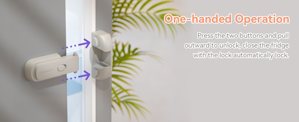 EUDEMON Child Safety Fridge Lock Single-Door Refrigerator Door Stopper ...