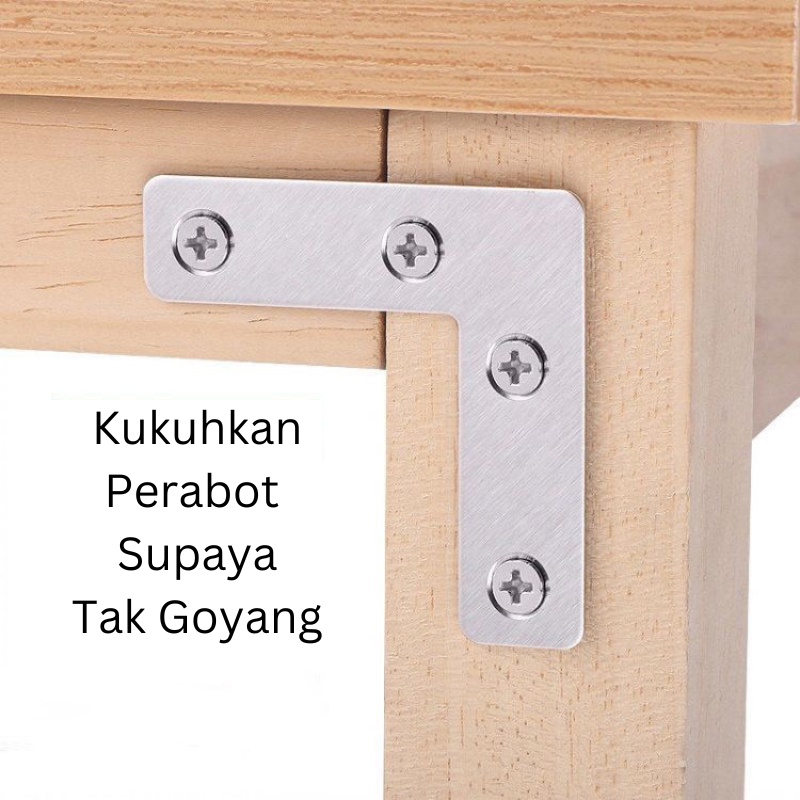 AWM L Bracket Stainless Steel L Bracket Angle Bracket Sesiku L Rak Rack ...