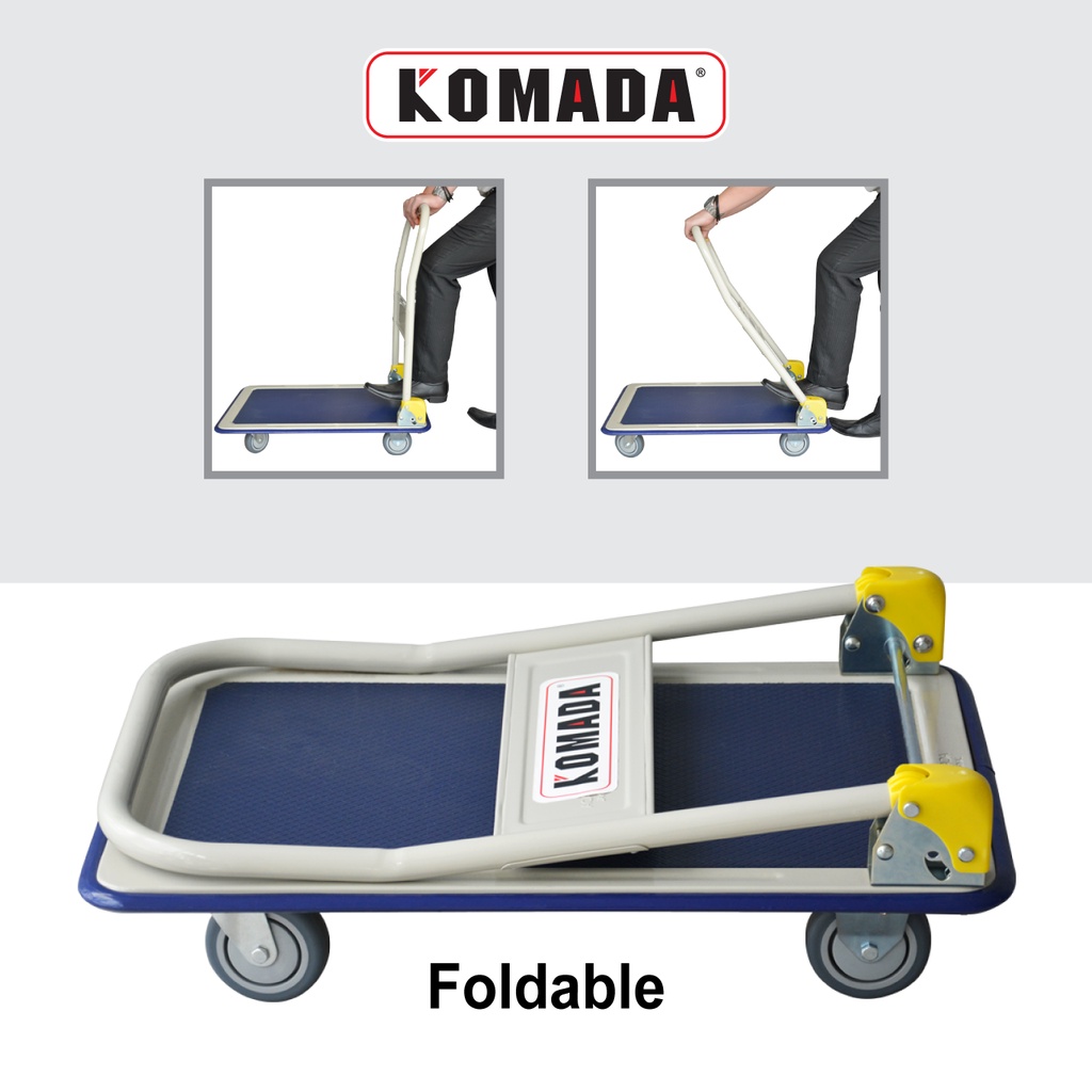 TTF Rack™ (KMT Series) KOMADA 300KG Foldable Handle Platform Trolley ...
