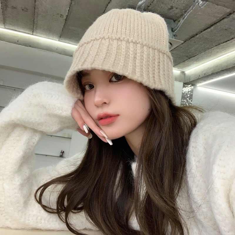 Winter Warm Fluff Caps Bowl Hats Outdoor Panama Casual Caps Women Panama Buckets Fisherman Hats ...