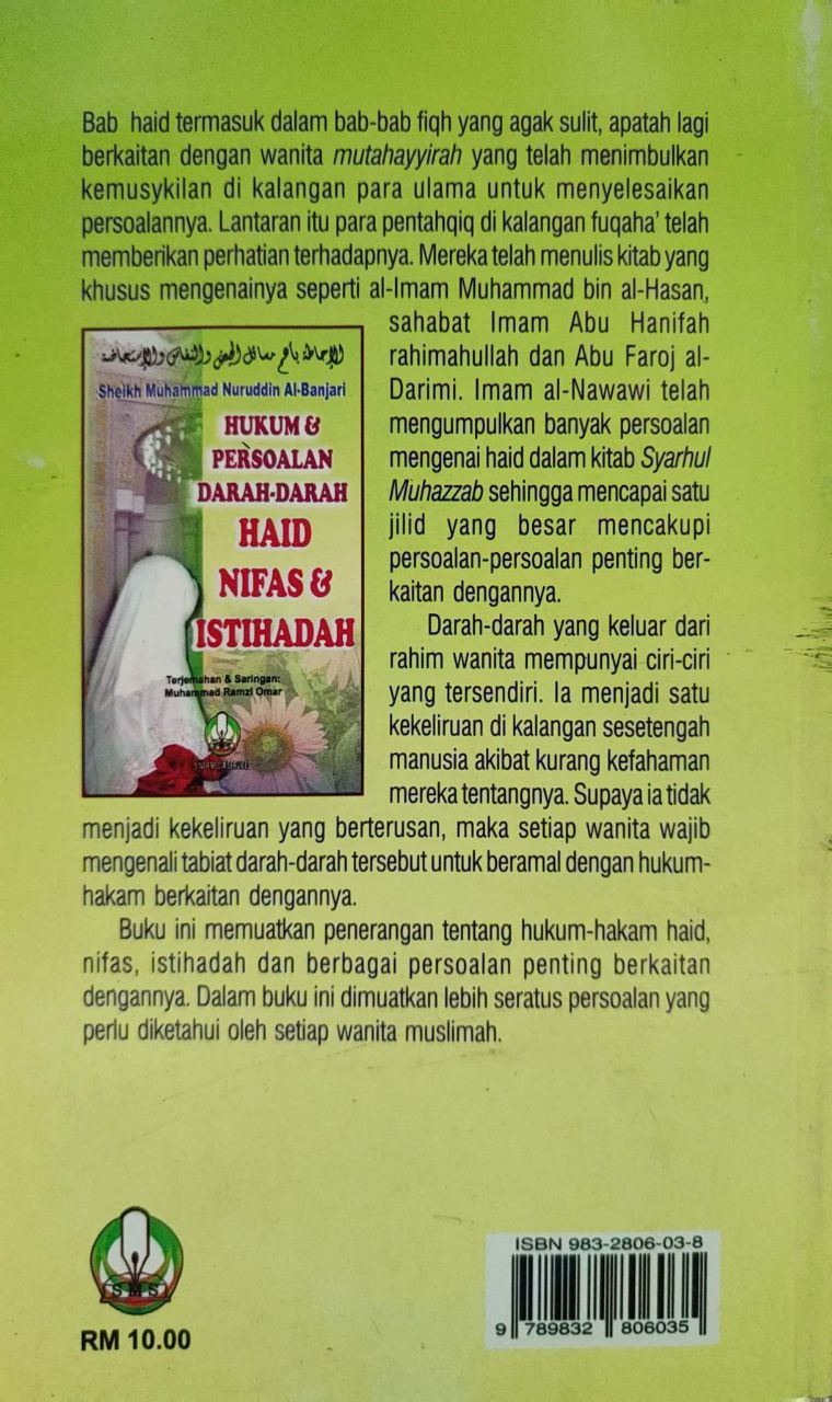 ( Sinar Media ) Hukum Persoalan Darah-Darah Haid Nifas Istihadah ...