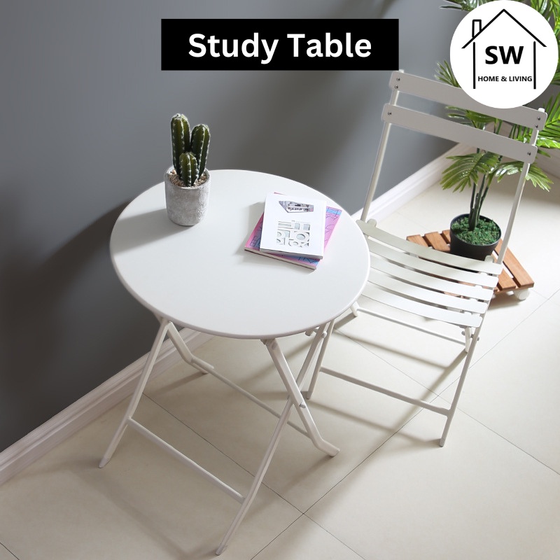 SW Round Table Top Dining Coffee Study Table Meja Bulat Size 600mm ...
