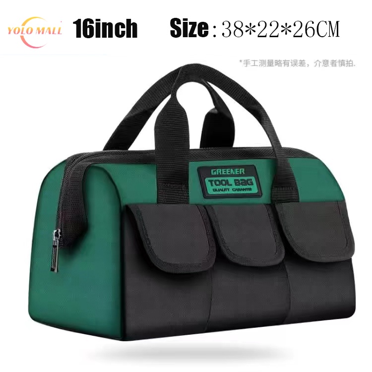 Greener Waterproof Oxford Fabric Tool Bag With Multiple Pockets/Anti ...