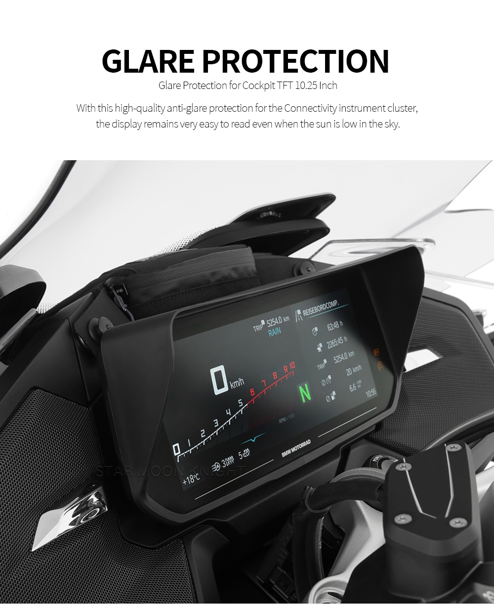 For BMW R1250RT 2021- K1600B K1600GT K1600GTL 2022- CE04 Instrument Hat ...
