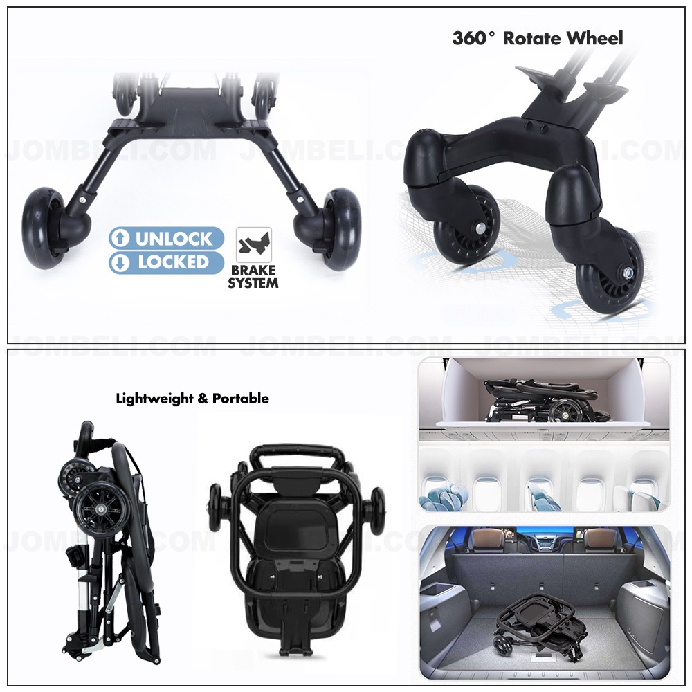 Magic Stroller Baby Travel Troli Baby Stroller Kid 🔥 COD 🔥 | Shopee ...