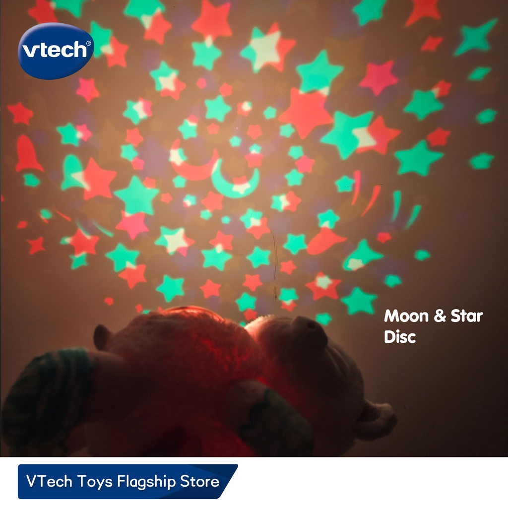 VTech 3 in 1 Starry Skies Sheep Soother with 3 projector disc crying ...