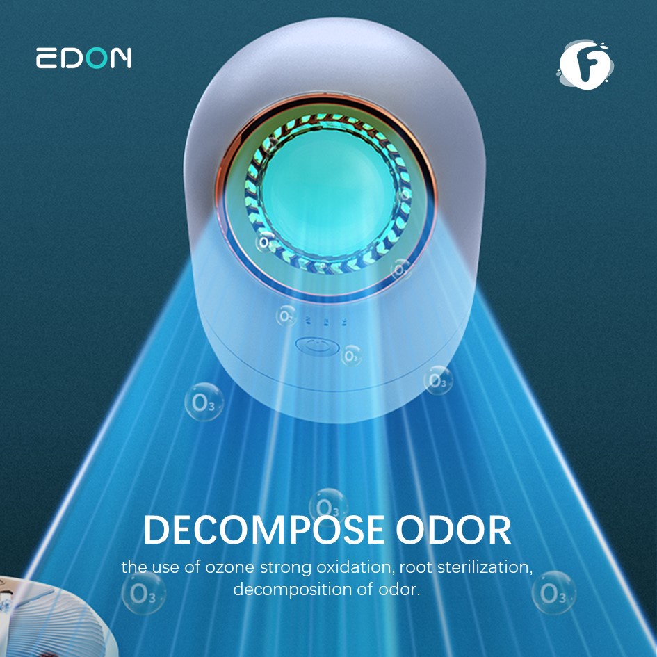 Edon Refrigerator Air Purifier, Shoe Cabinet Deodorizer, Portable Ozone ...