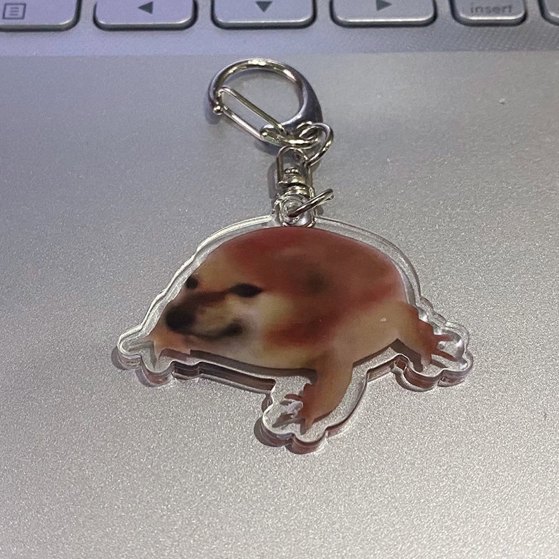 Cute Cheems Pet Keychain Funny 4-5CM Acrylic Pendant Birthday Small ...