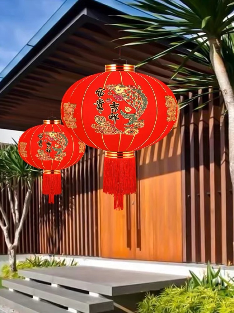 Ready Stock! Buy 1 Free 1 CNY Premium Quality Large Red Lantern Outdoor ...