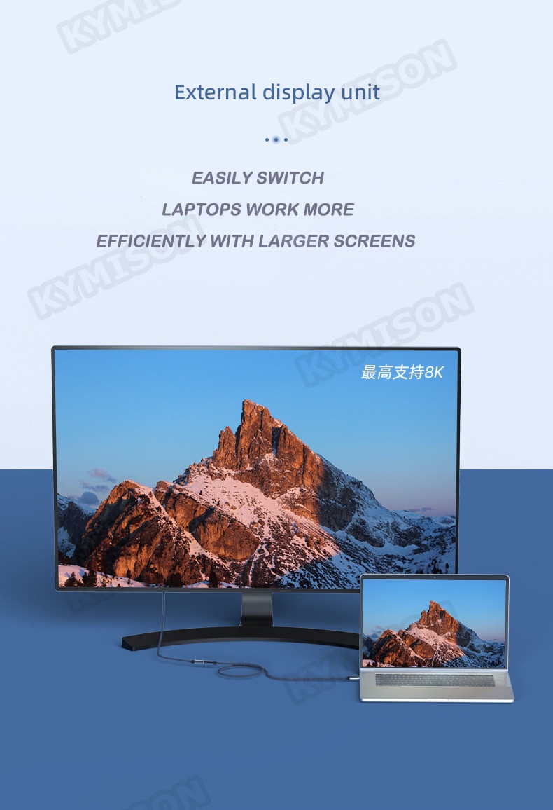 Thunderbolt 3 Extension Cable USB4 Type C 40Gbps USB-C Male To Female ...