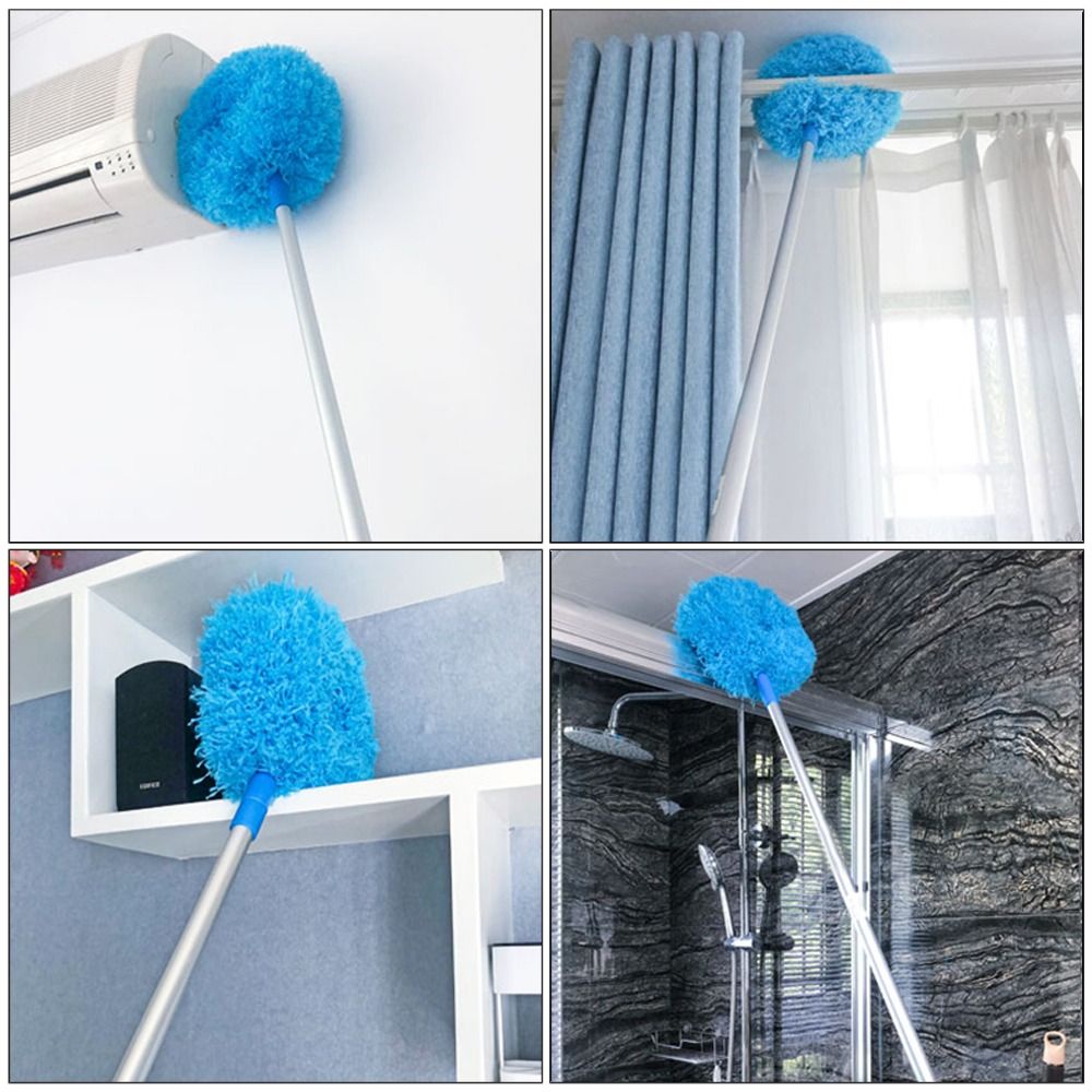 Ceiling Fan Duster Adjustable Length Absorb Dust Ceiling Fan Cleaner ...