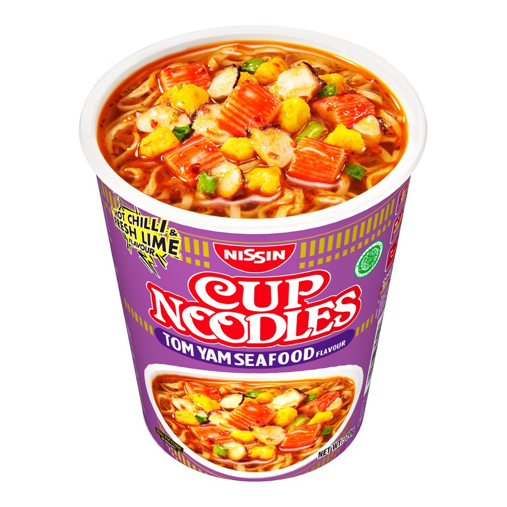 [HALAL] NISSIN Cup Noodles Tomyam / Seafood / Mala / Chicken Mushroom ...