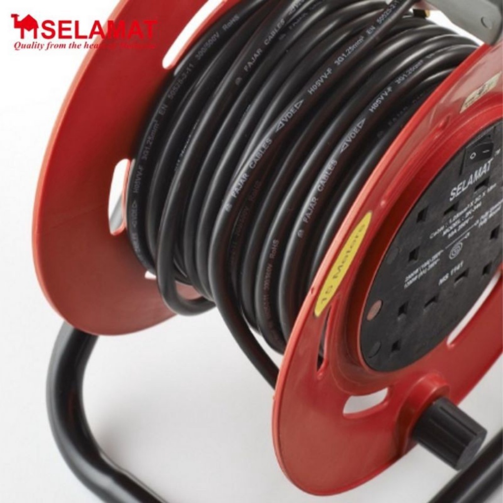 Selamat 12m x 4 Gang Heavy Duty Extension Industrial Type Portable ...