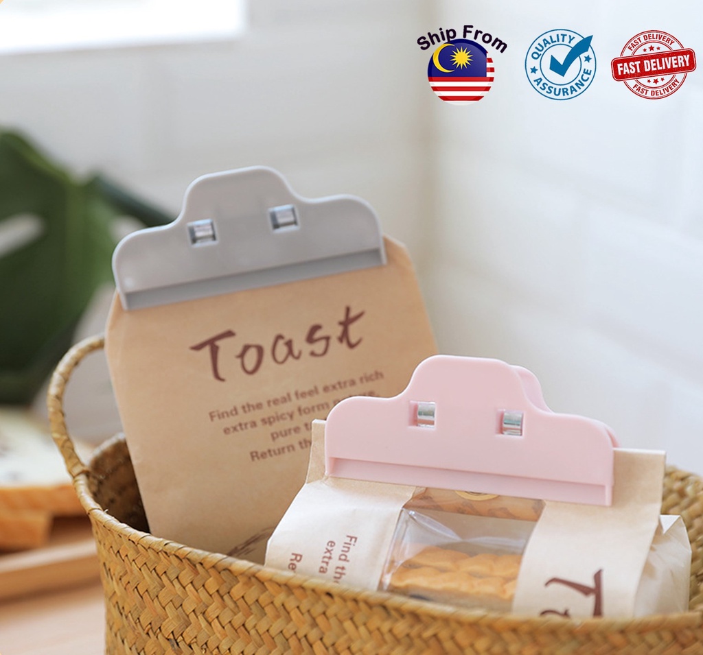 【Ready Stock】 Food Sealing Clamp Kitchen Food Snack Plastic Seal Clips ...