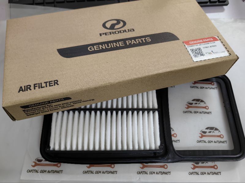 GENUINE PERODUA AXIA OLD MODEL AIR FILTER 17801-BZ100(2014-2017 ...