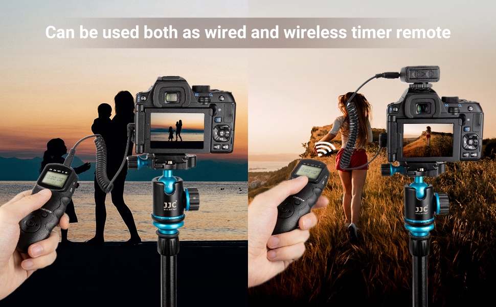 JJC Panasonic 100m Radio Wireless Remote Control Timer Replace DMW-RS1 Camera Shutter Release ...