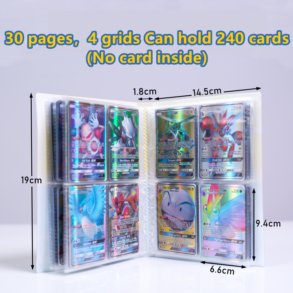Pokemon Album Book 240pcs 540 9 grids Album Notebook Storage Folder ...