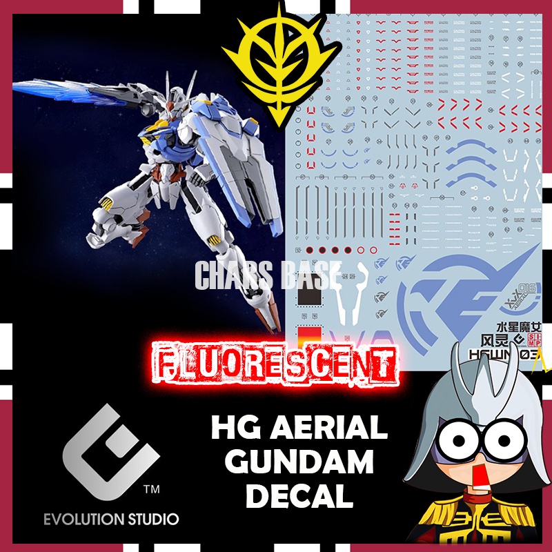 EVO DECAL HG AERIAL DECAL FLUORESCENT DECAL | Shopee Malaysia